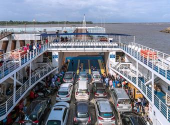 Mumbai to Alibaug - 2 ways to travel via car ferry, car, and bus
